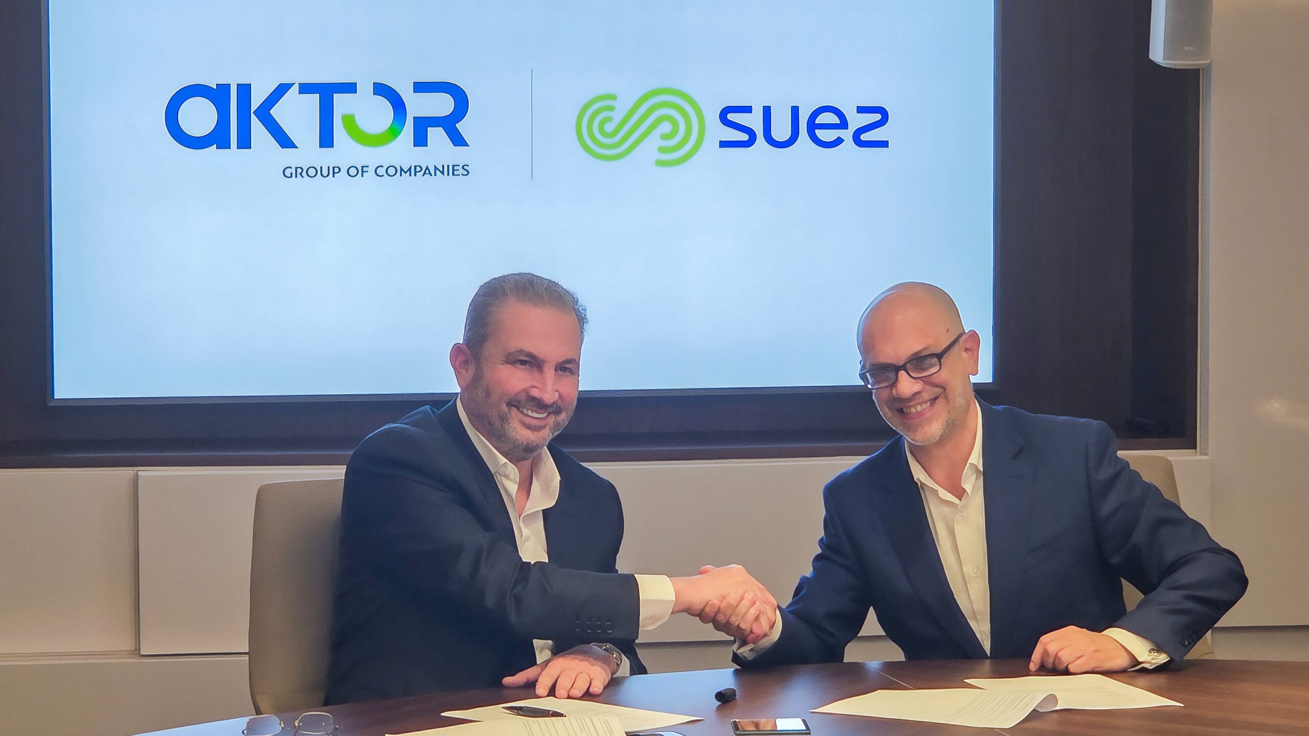 Strategic alliance between SUEZ INTERNATIONAL and AKTOR ATE - e-red